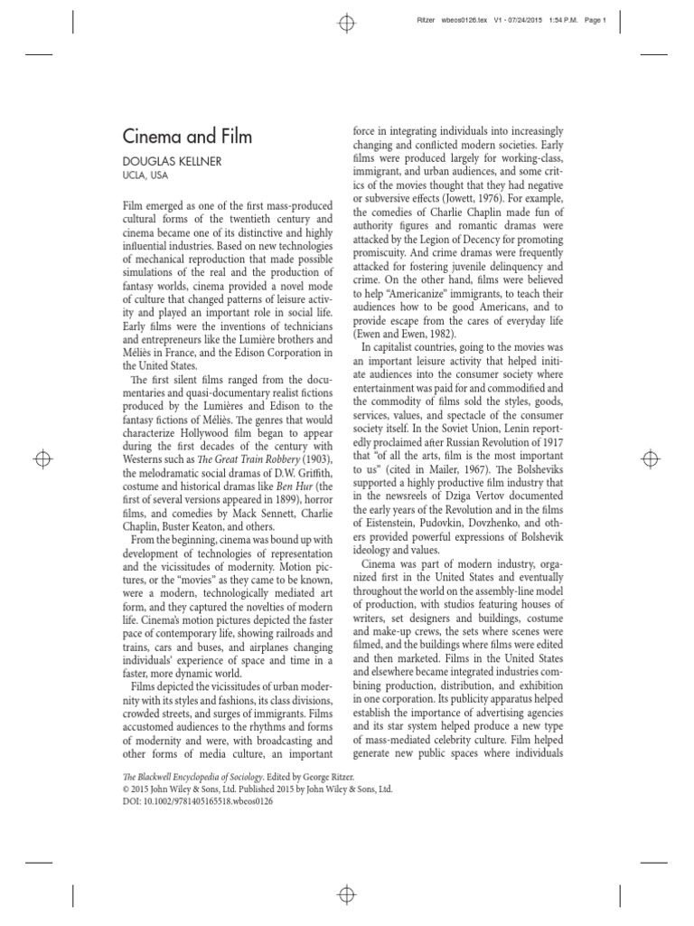Cinema and Film: Ucla, Usa | PDF | Gender | Gender Studies