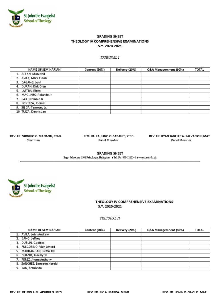 Schedule of Classes Form 1 | PDF | Wellness