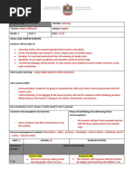 Short Vowels Lesson Plan | PDF | Phonics | Lesson Plan