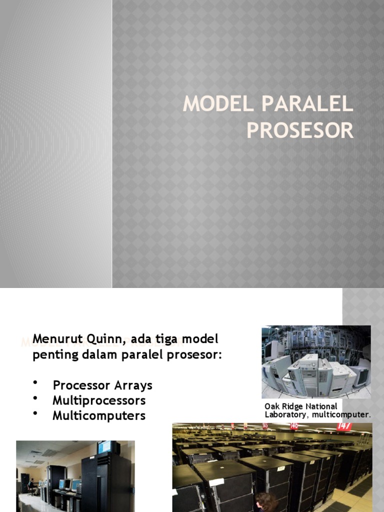 Model Paralel Prosesor dan Contohnya | PDF | Parallel Computing | Input ...