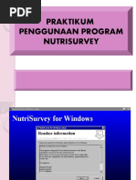 Modul Panduan Penggunaan NutriSurvey 2007 | PDF | Kesehatan Holistik