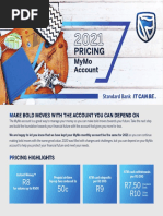 MyMo Account Pricing Guide 2025 | PDF | Debit Card | Credit Card