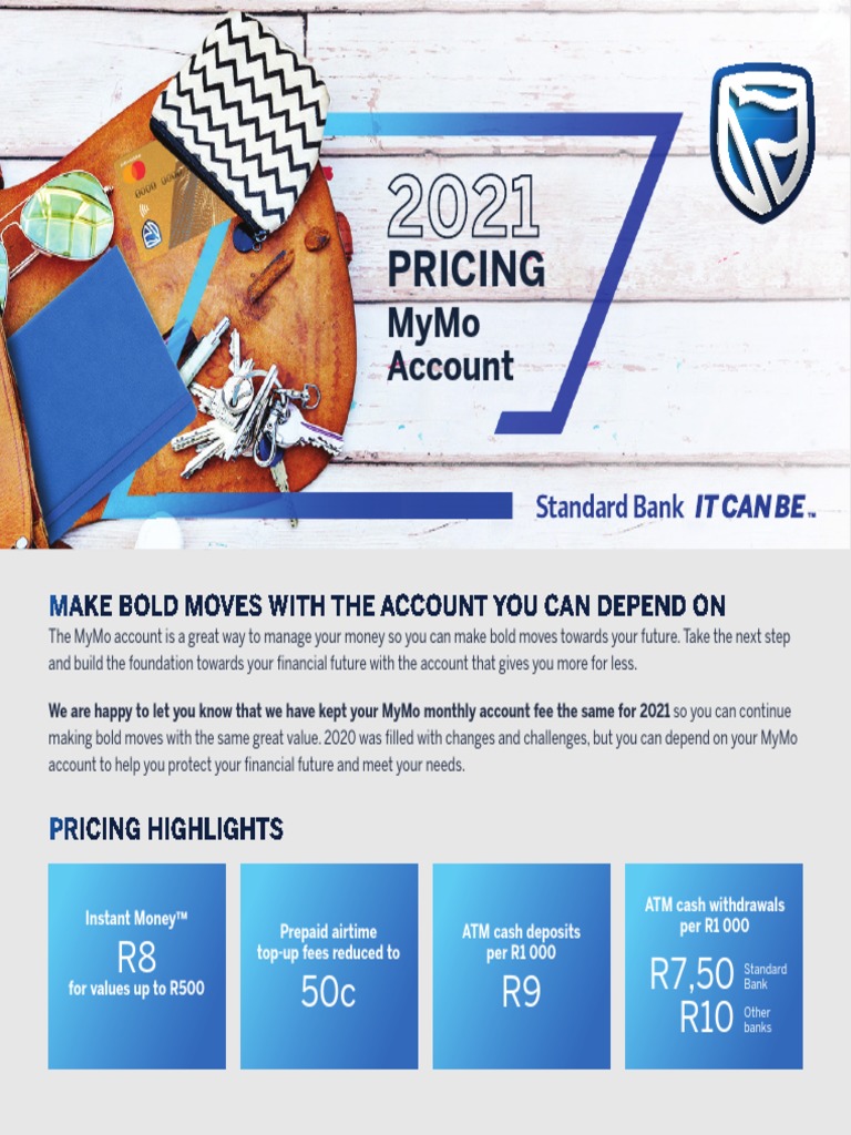 MyMo Account Pricing Guide 2021 | PDF | Master Card | Debit Card