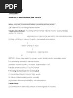 National Income Formulas for Class 12 | PDF | Measures Of National ...