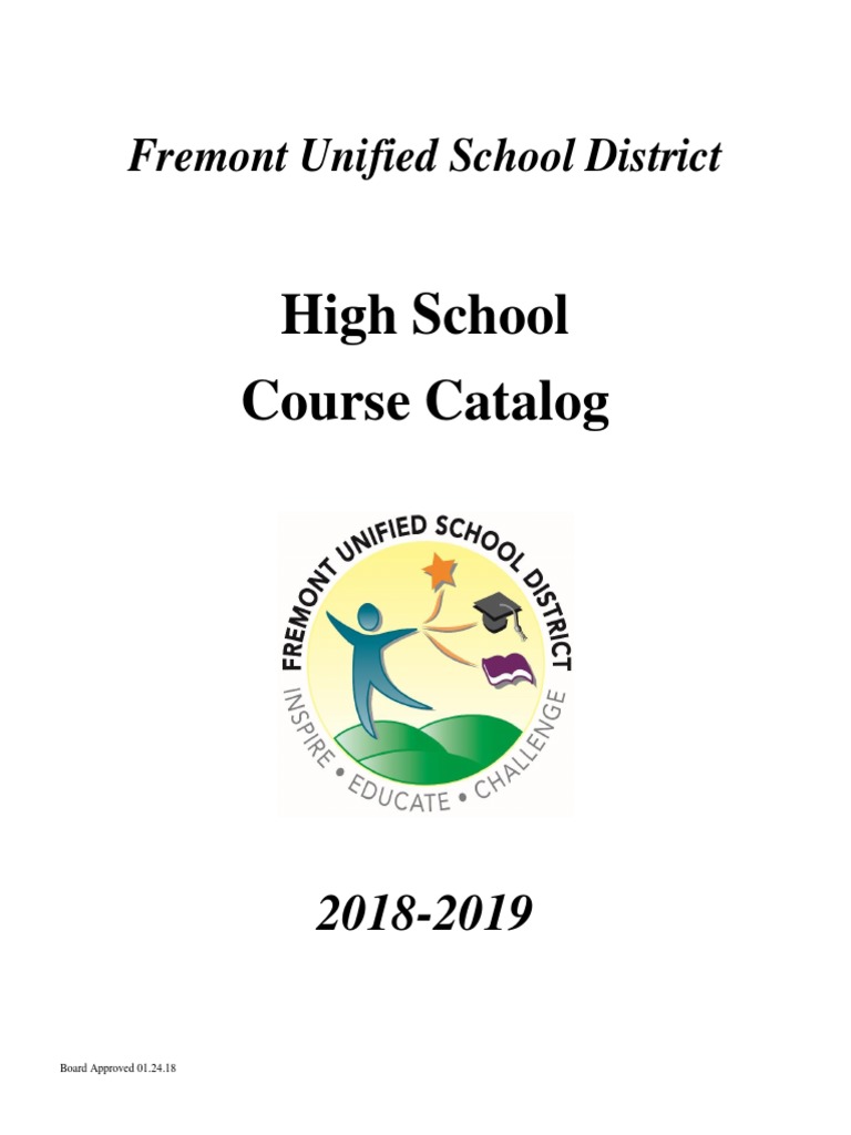 High School Course Catalog 2018 19 | PDF | Design | Engineering