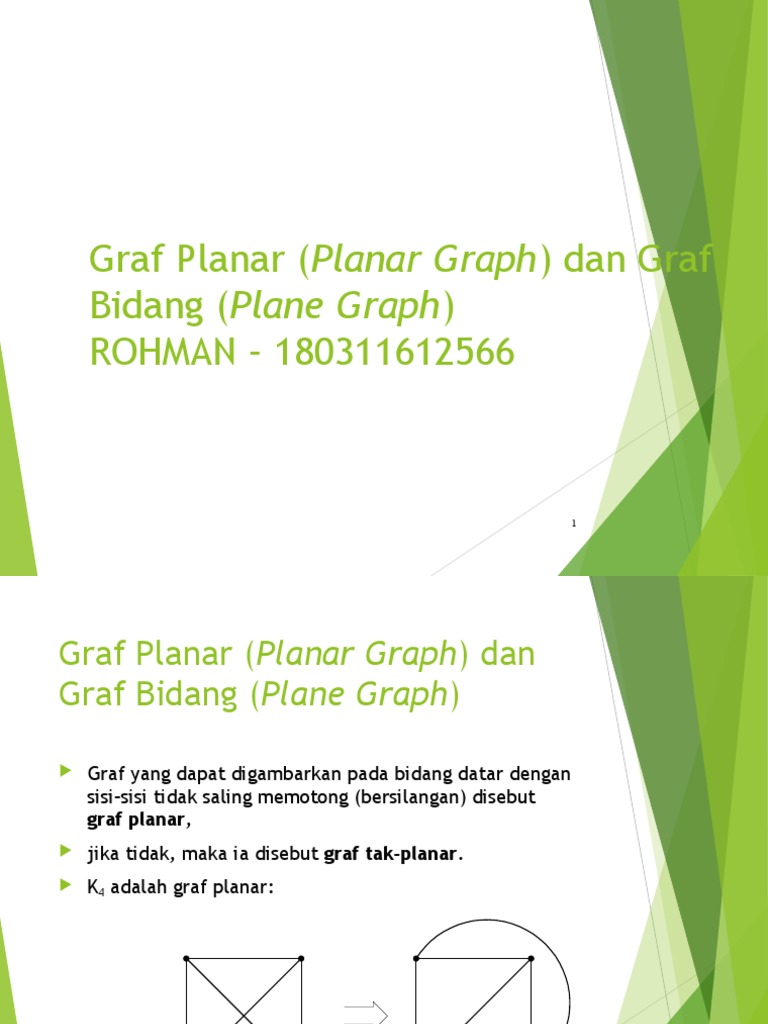 Graf Planar Dan Graf Bidang | PDF | Metode & Bahan Ajar