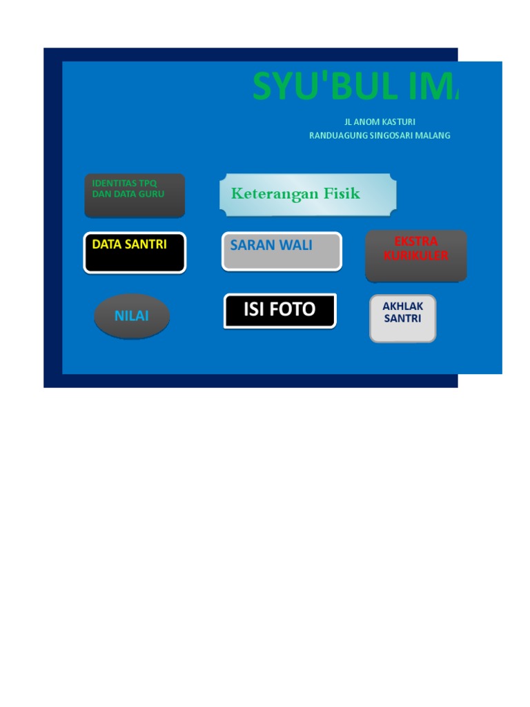 Rapor TPQ Syu'bul Iman BISRI EDIT | PDF