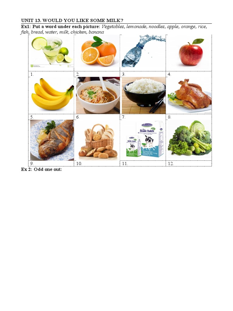 E4 - Review Unit 11 To Unit 20 | PDF | Food And Drink | Foods
