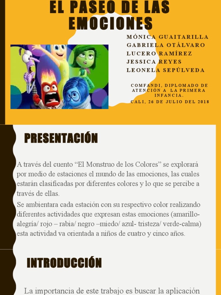 El Paseo de Las Emociones | PDF | Las emociones | Empatía