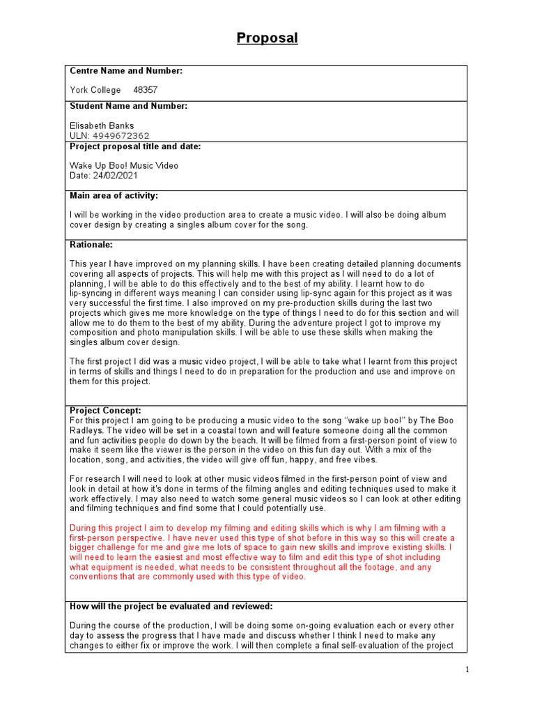 FMP Updated Proposal | PDF | Human Nature | Cognition