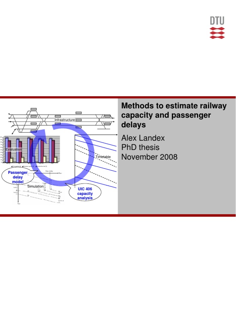 Methods To Estimate Railway Capacity and Passenger Delays (Al) | PDF ...