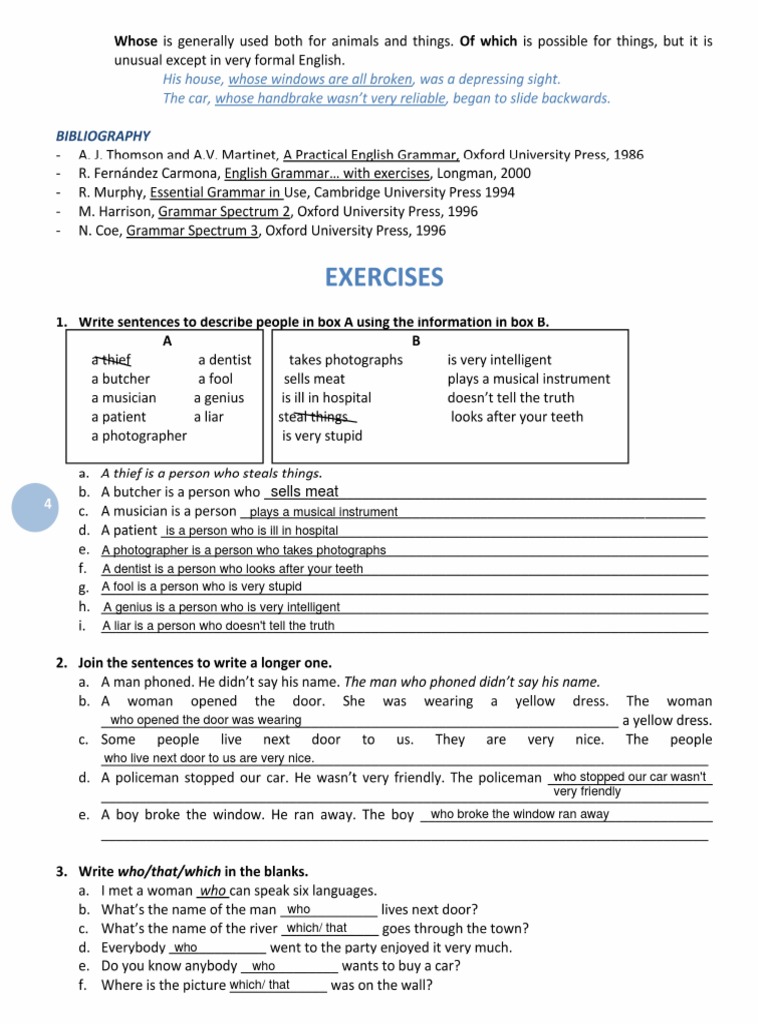 FILE 20210304 130105 Relative-Clauses Answers EX1-3 | PDF