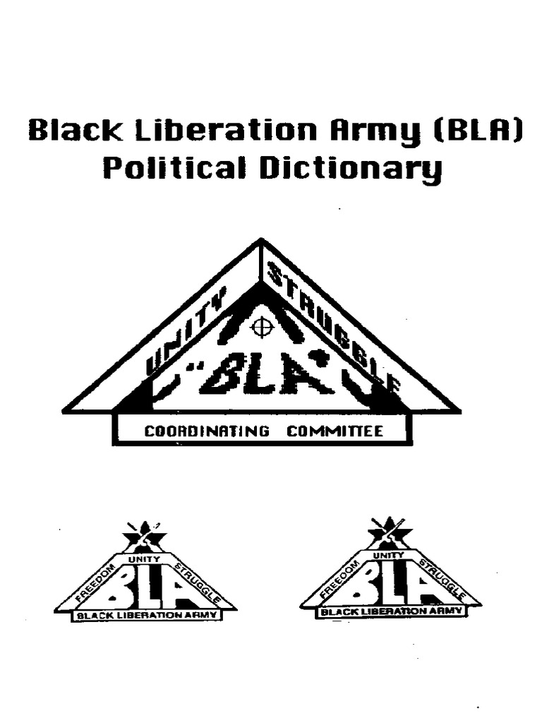 Black Liberation Army Political Dictionary | PDF