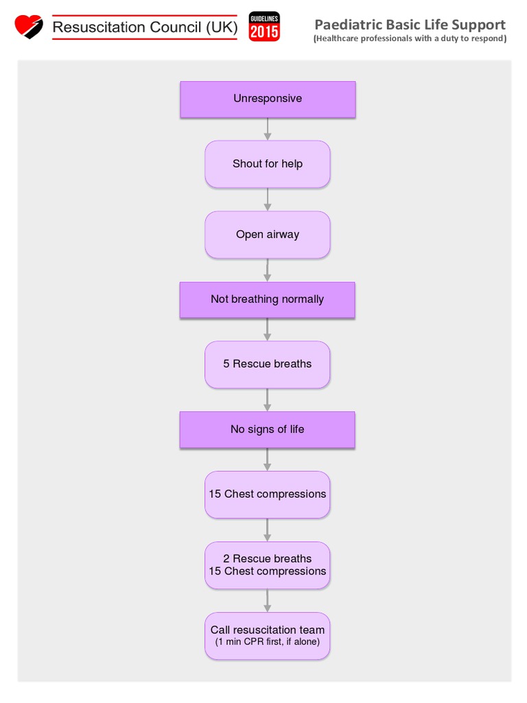 Paediatric Basic Life Support: Unresponsive | PDF