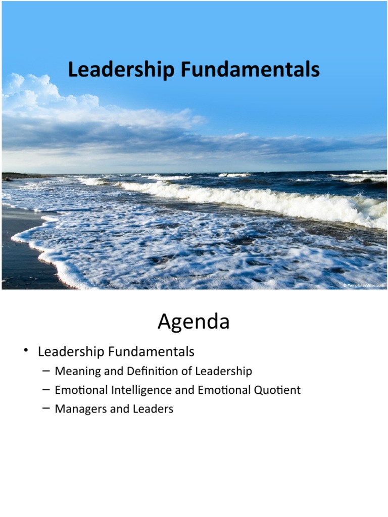 Leadership Fundamentals: Team Development and Leadership 1 | PDF ...