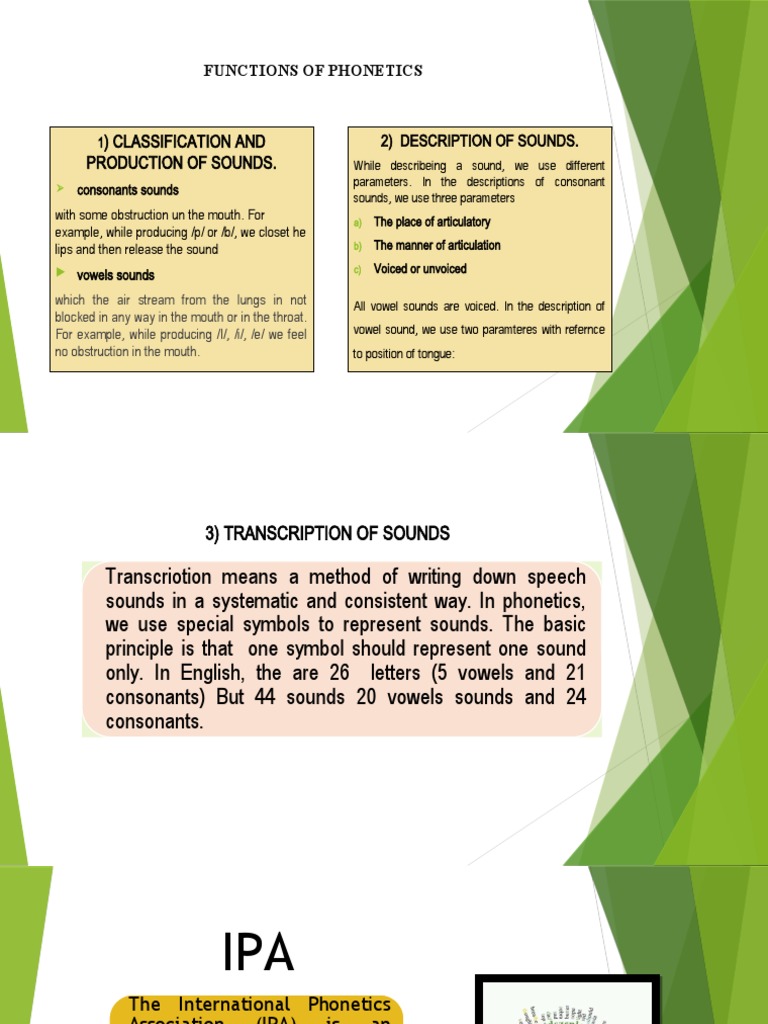 ) Classification and Production of Sounds | PDF | Phonetics | Consonant