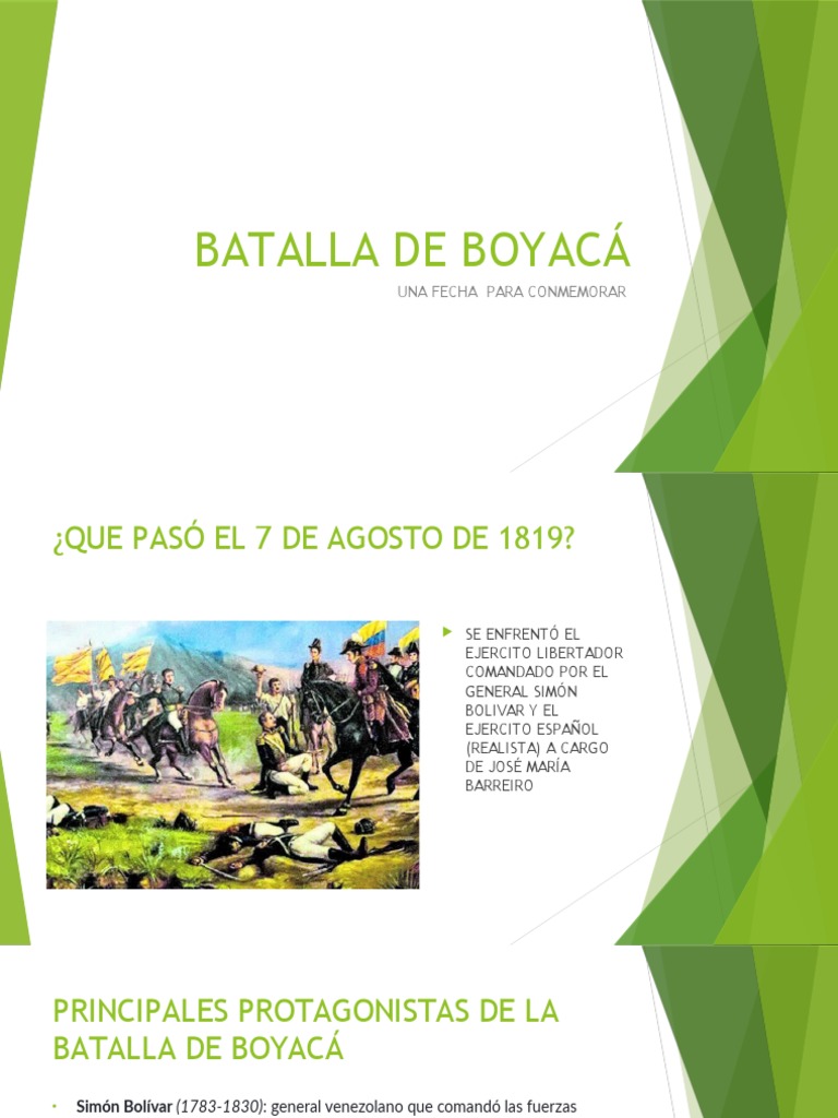 Batalla de Boyacá | PDF