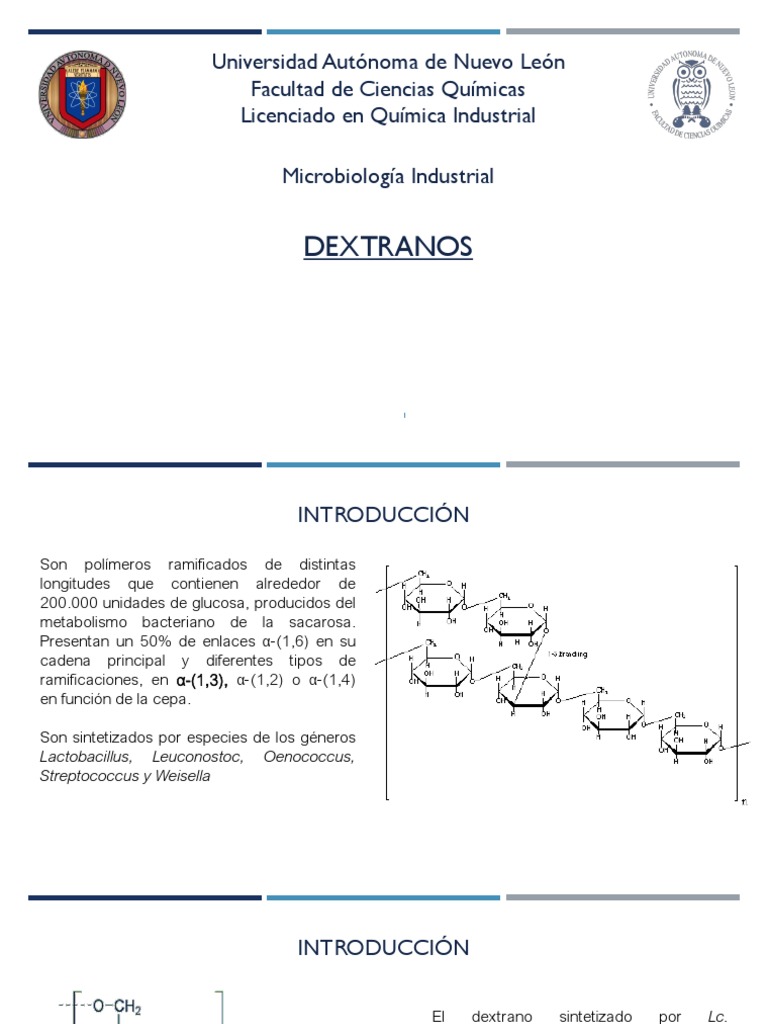 DEXTRANOS | PDF | Química | Biología