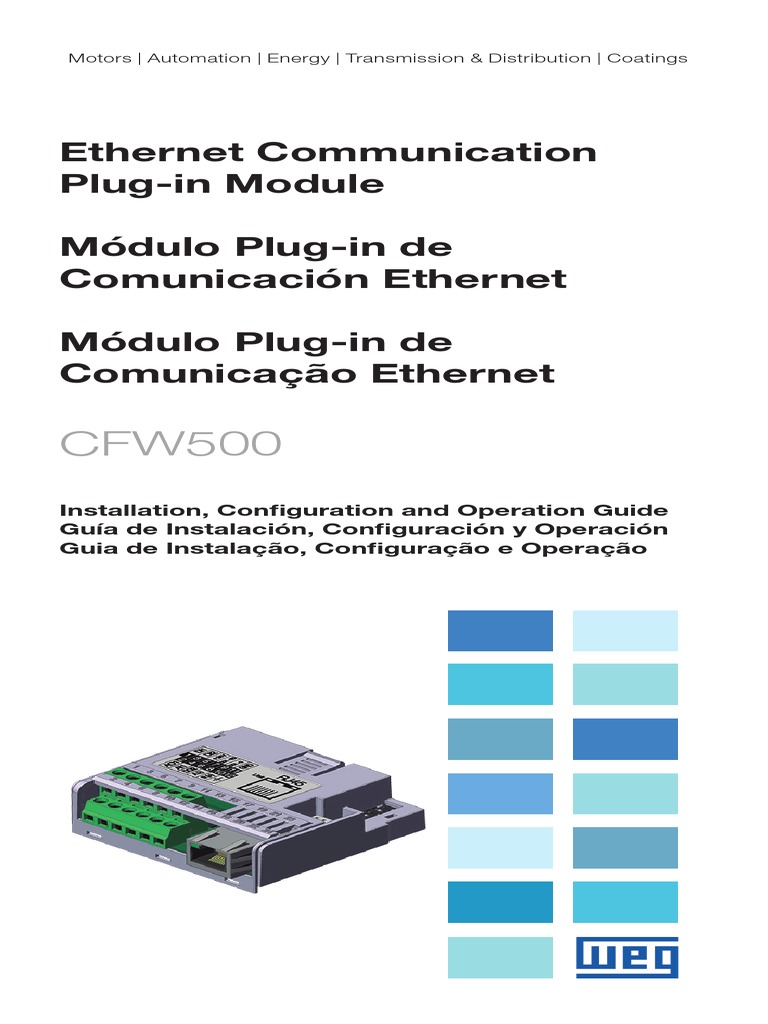 WEG CFW500 Ethernet Communication Plug in Module 10003091420 ...
