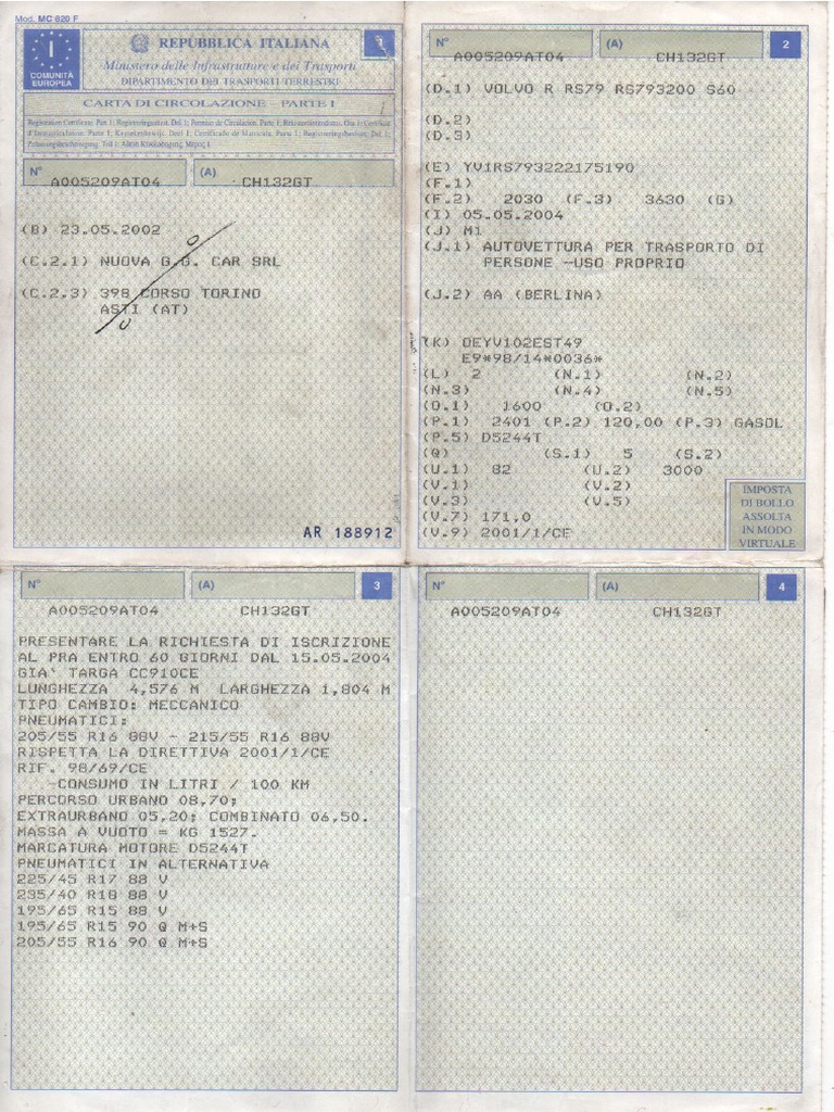 Libretto Volvo | PDF