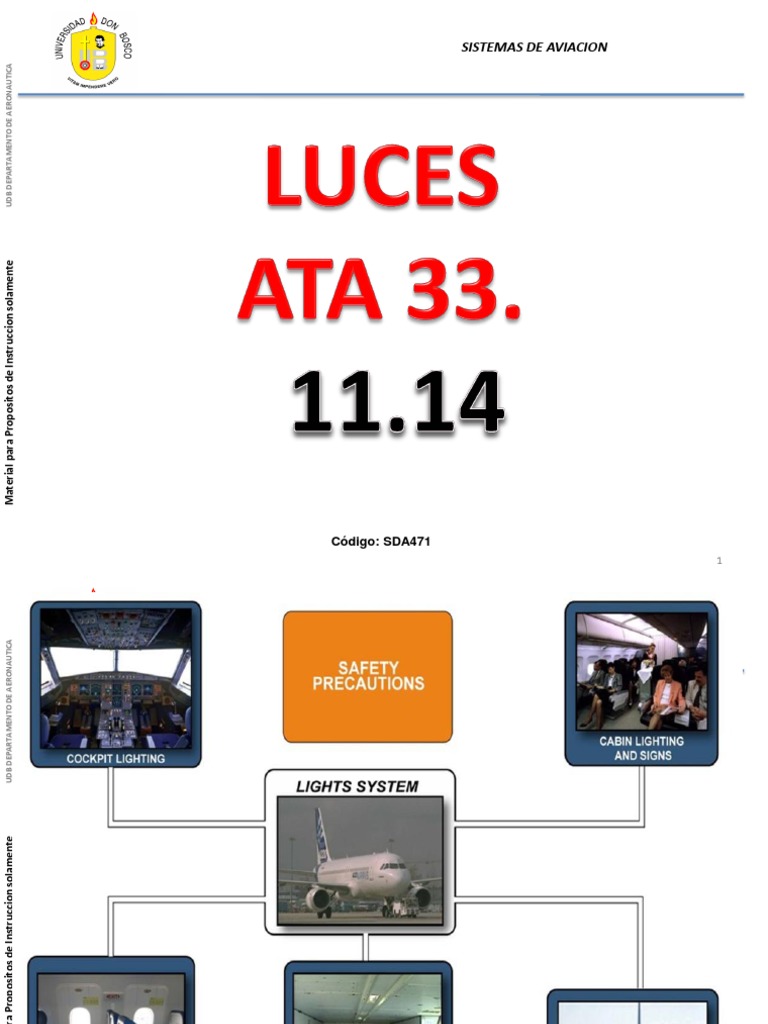 Ata 33 Luces | PDF | Avión | Configuraciones de ala