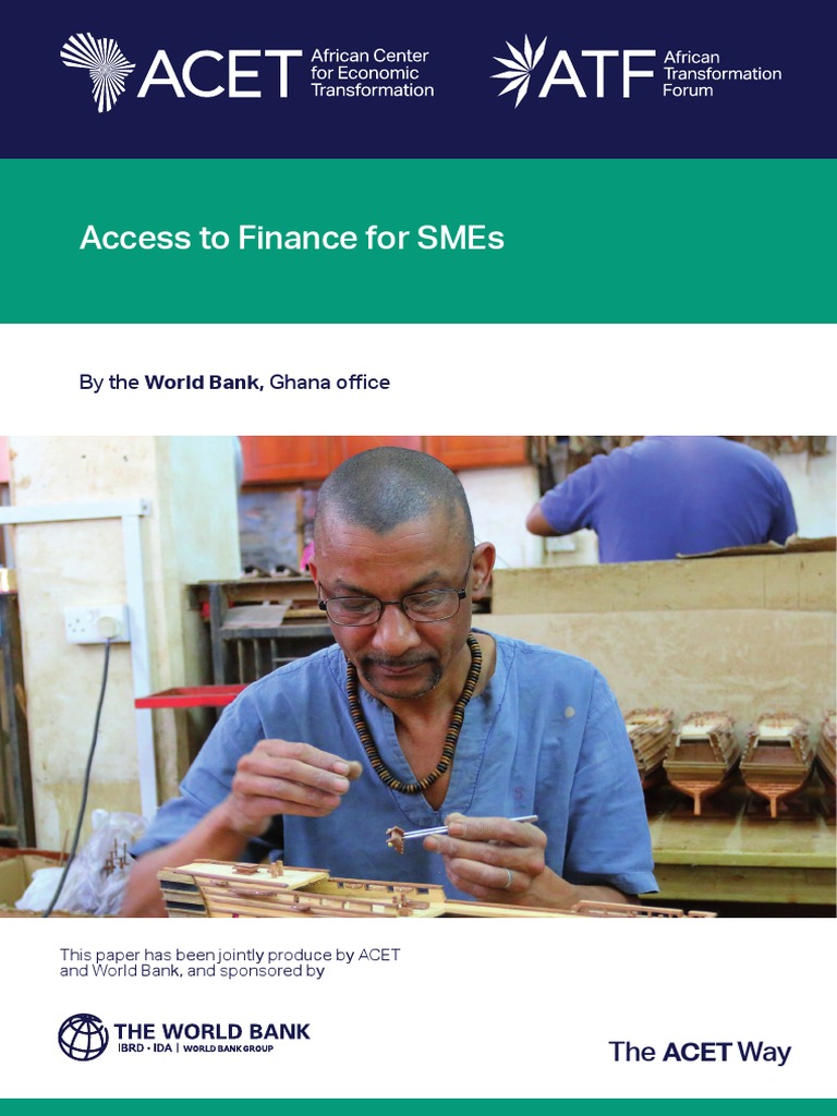 Access To Finance For SMEs Paper | PDF | Venture Capital | Corporate ...