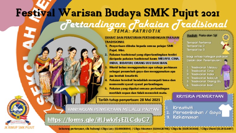 Pertandingan Pakaian Tradisional 2021 | PDF