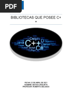 Librerias Mas Usadas de Lenguaje C++ | PDF | C ++ | Biblioteca (informática)