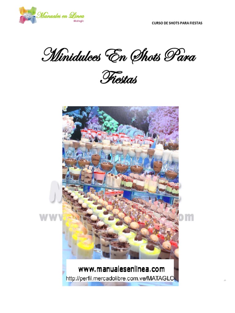 Mini Dulces en Shots 2 | PDF | Crema | Chocolate