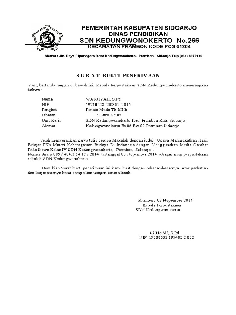 Surat Tugas Ku | PDF