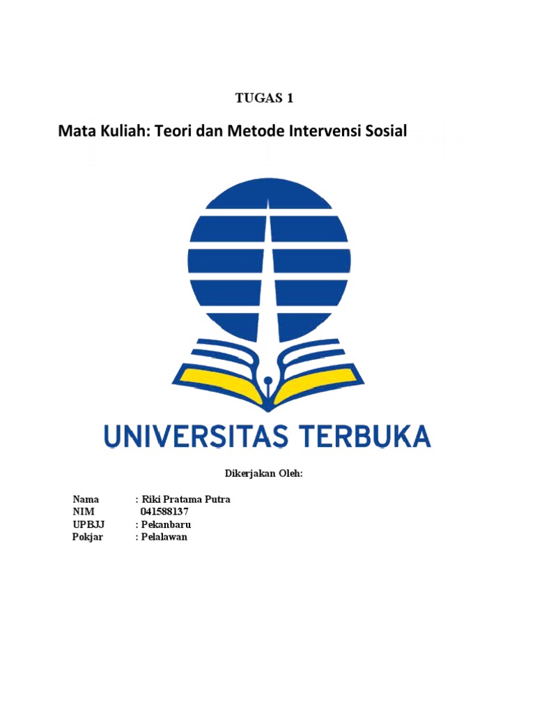Teori Dan Metode Intervensi Sosial (Riki Pratama Putra) | PDF