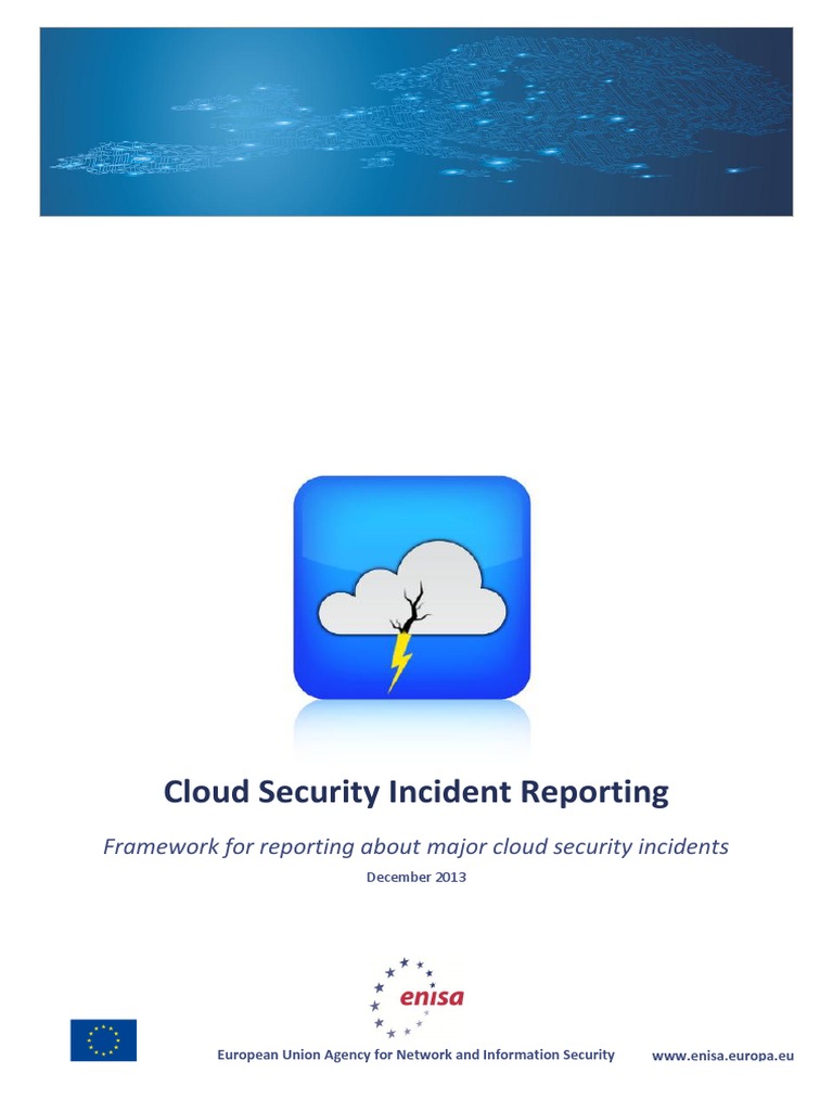 Incident Reporting For Cloud Computing | PDF | Cloud Computing ...