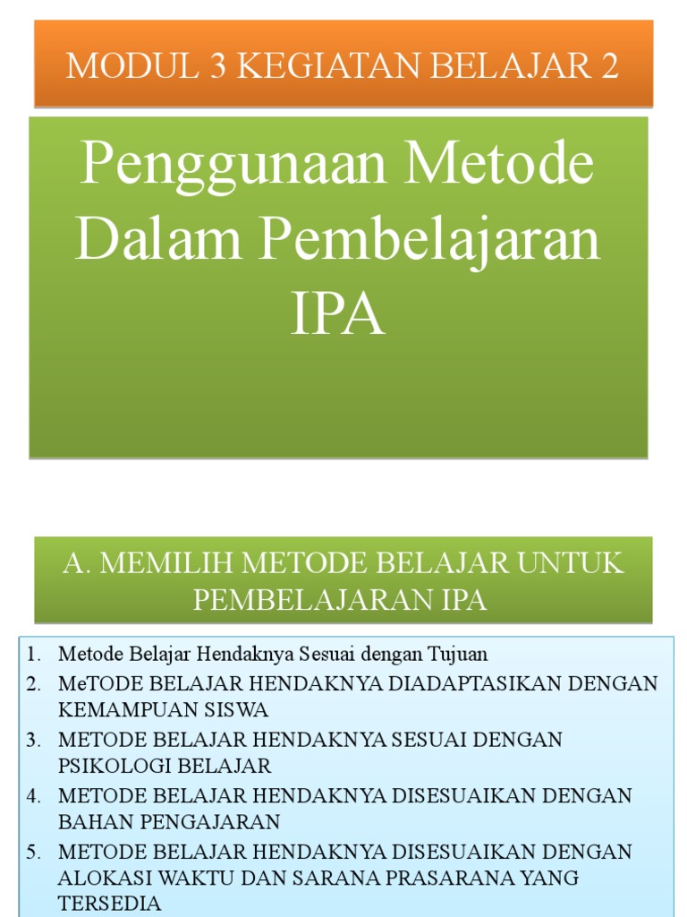 Modul 3 KB 2 Ipa | PDF