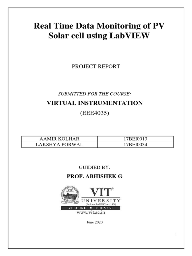 LAKSHYA (VI Project Report) | PDF | Photovoltaic System | Solar Power