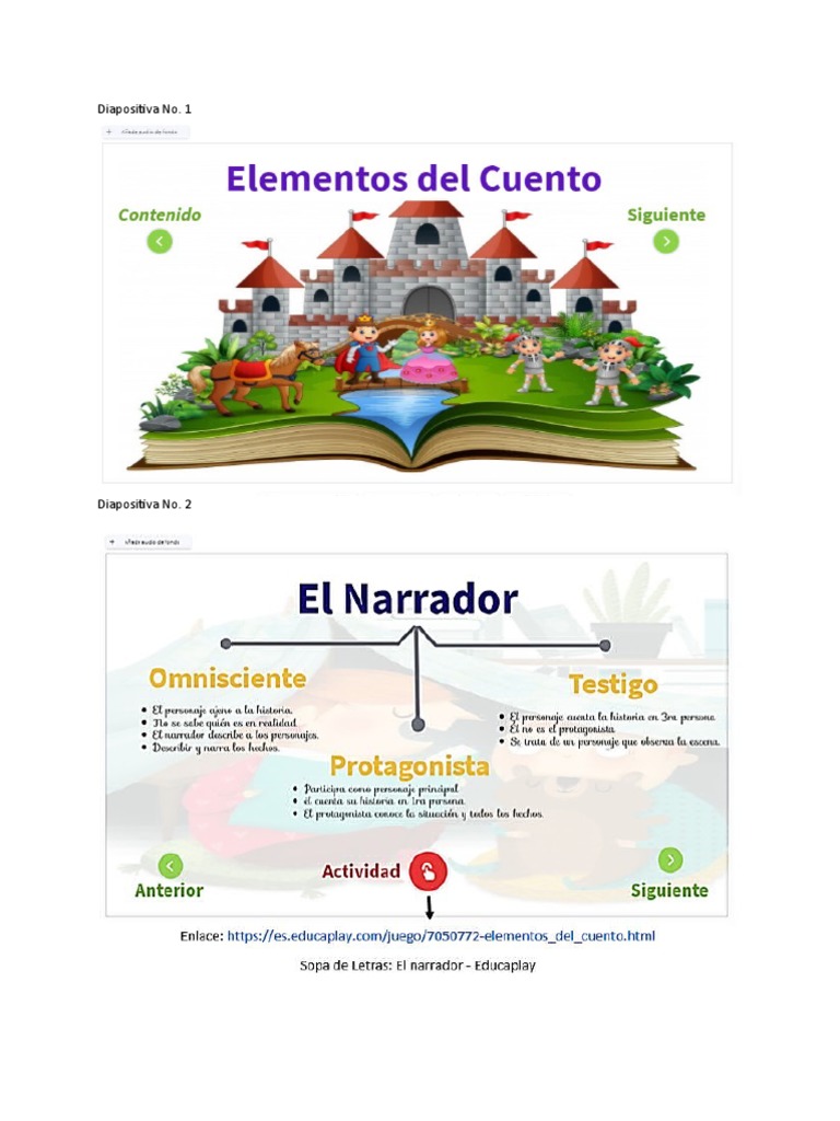 Elementos Del Cuento | PDF