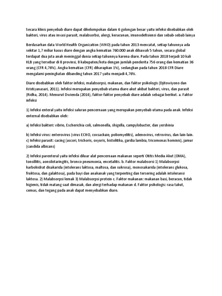 Naskah Edukasi Diare | PDF | Pengembangan Diri | Sains & Matematika