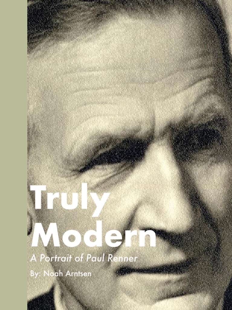 Paul Renner Booklet | PDF | Sans Serif | Typefaces