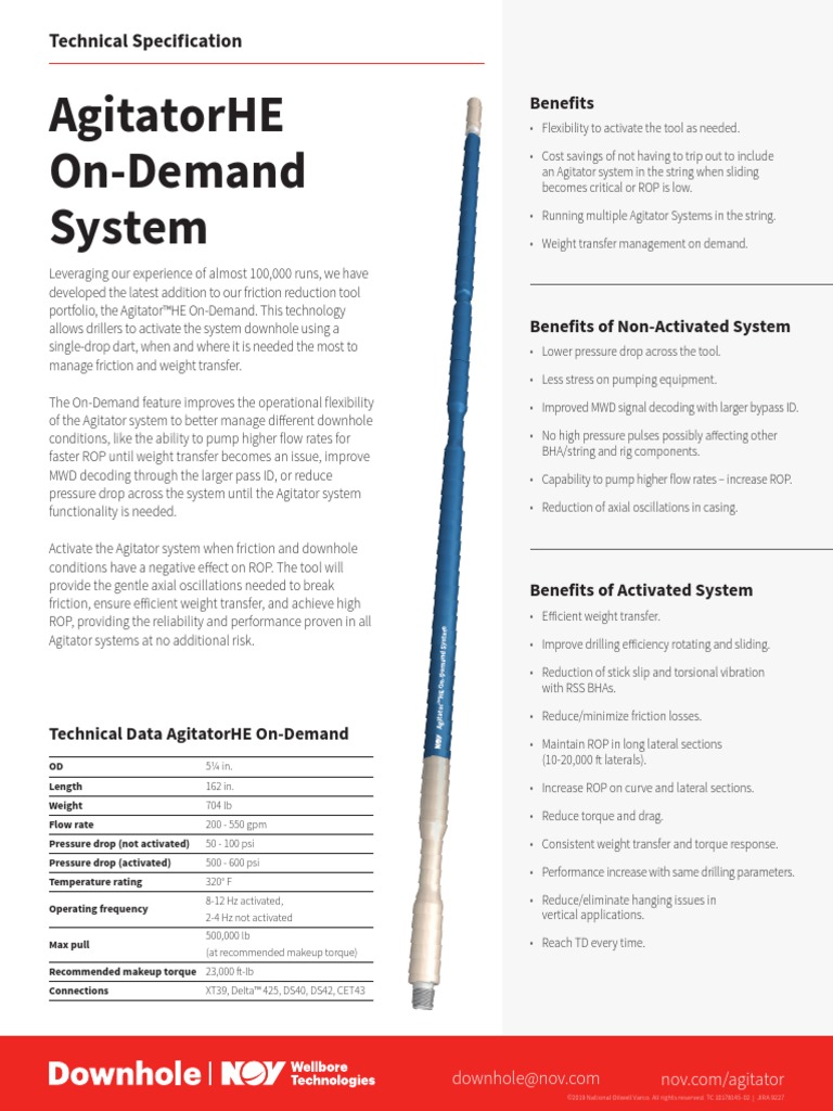 Agitatorhe On-Demand System: Technical Specification | PDF | Applied ...