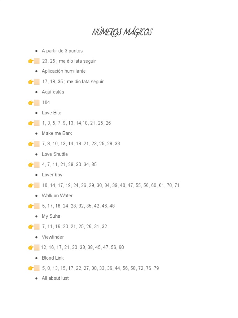 ? Números Mágicos | PDF