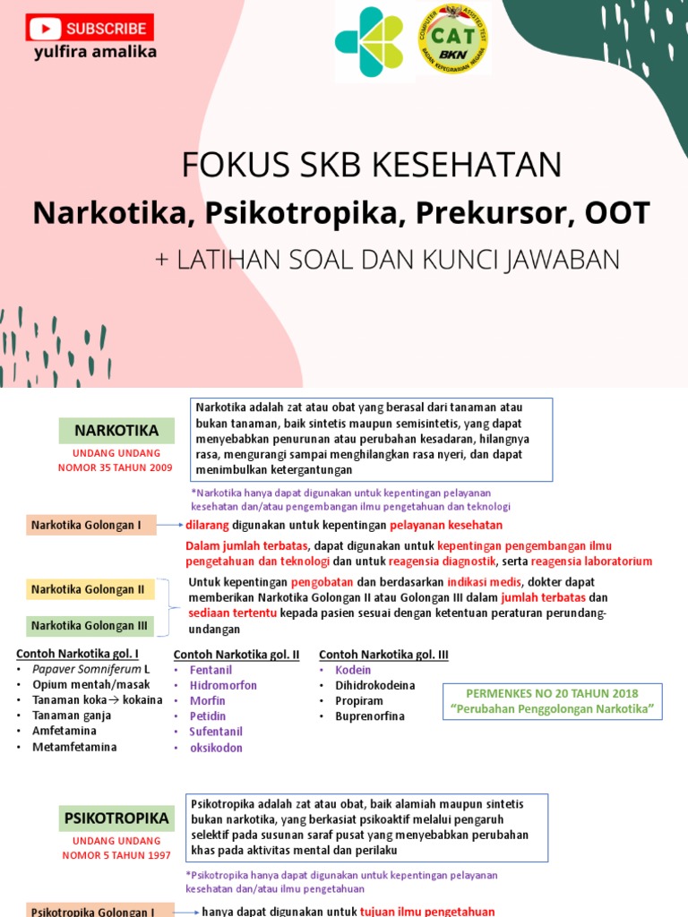 Narko Psiko Prekursor Oot | PDF | Pengembangan Diri
