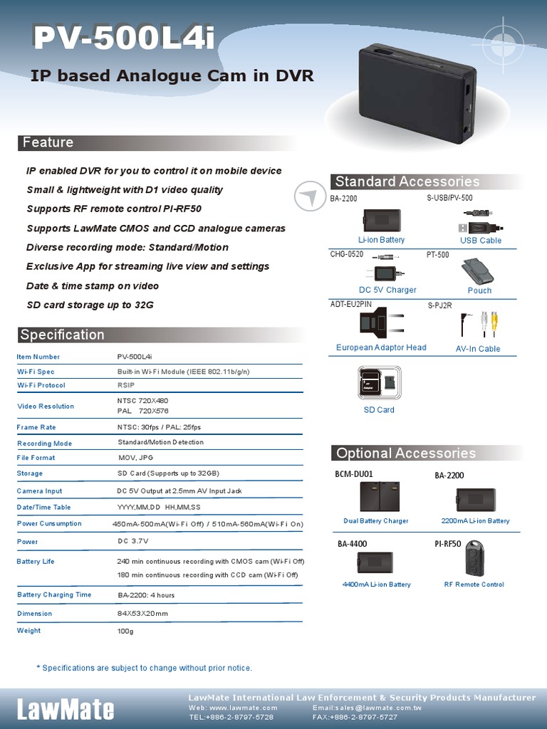 IP-enabled analogue DVR with WiFi and mobile app control | PDF ...
