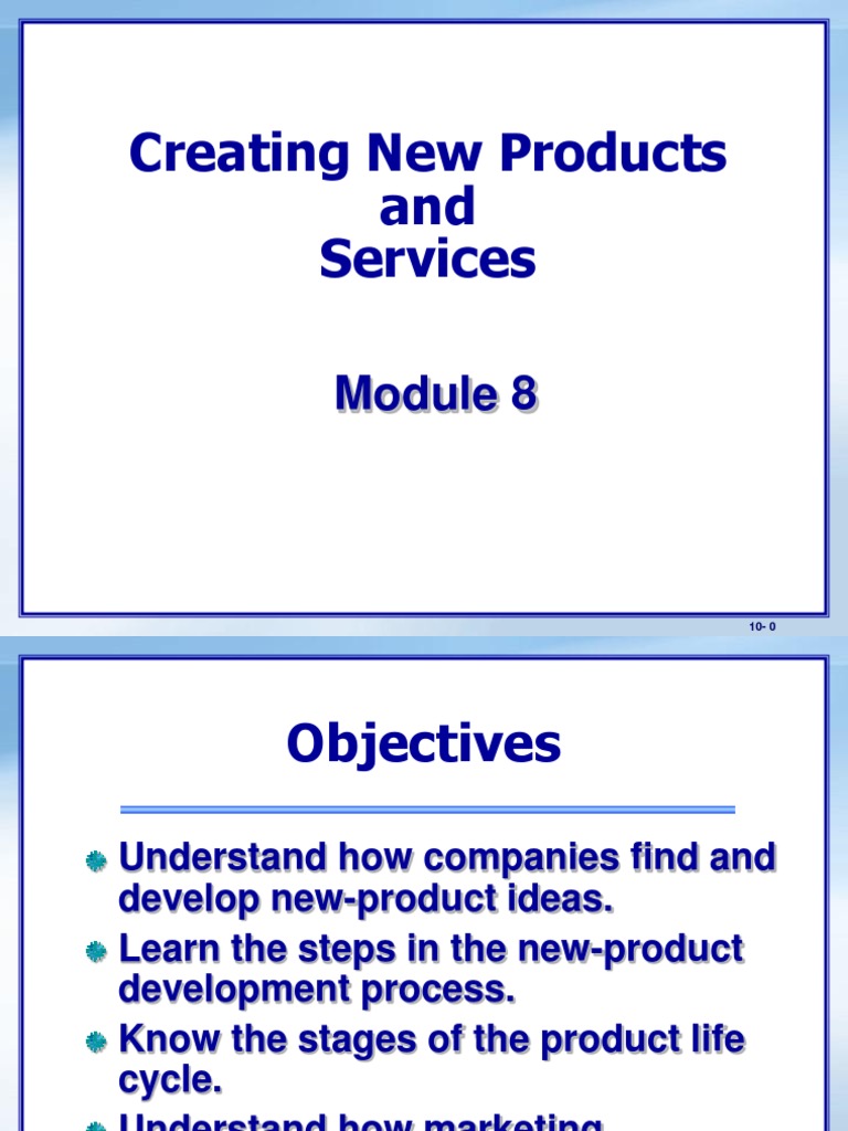 Module 8 Creating New Products and Services | PDF
