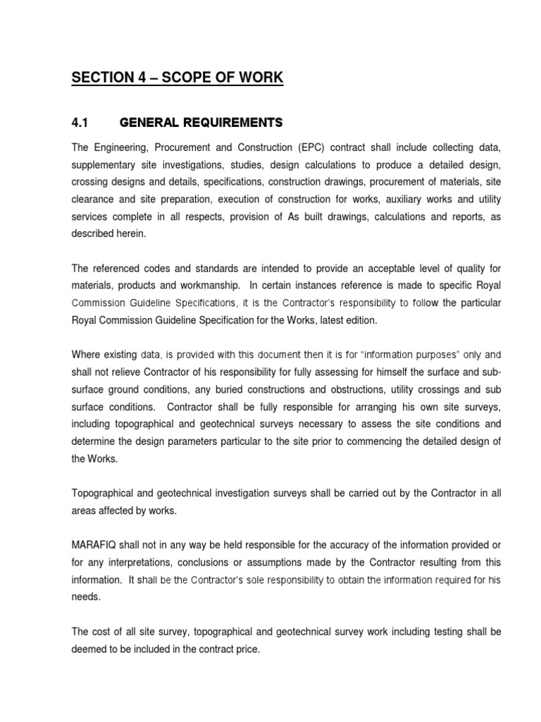 Scope of Work Design and Construction | PDF | Concrete | Screw