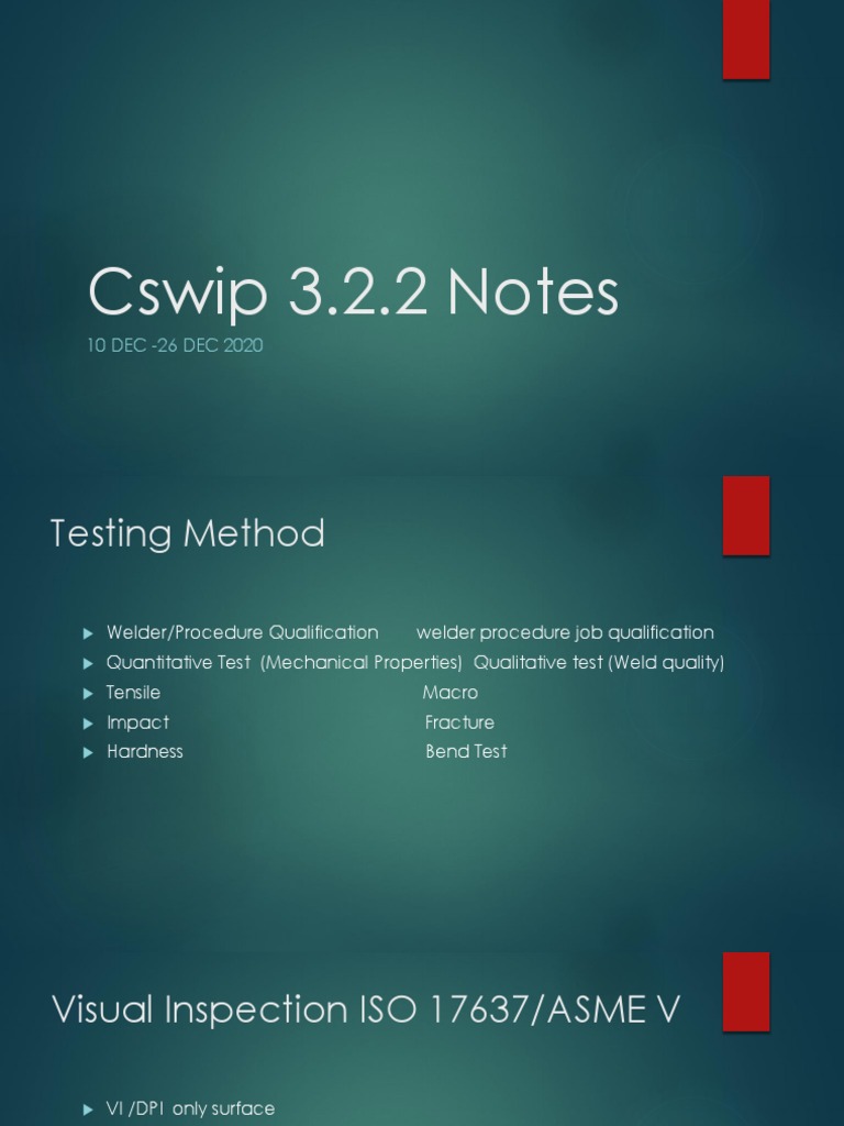 Cswip 3.2.2 Preparatory Material Yr 2020 | PDF | X Ray | Radiography Cswip 3.2.2 Preparatory Material Yr 2020 | PDF | X Ray | Radiography