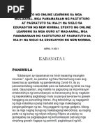 Ang Epekto NG Teknolohiya Sa Mga Kabataang Nag-Aaral PDF | PDF