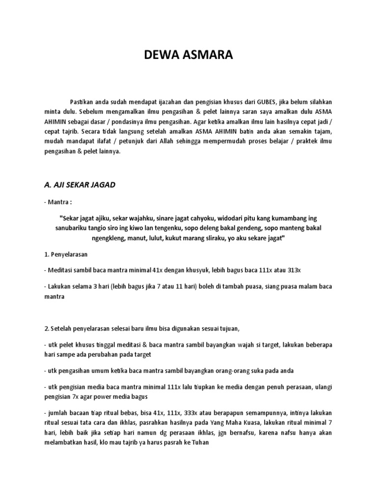 Dewa Asmara | PDF | Agama & Spiritualitas