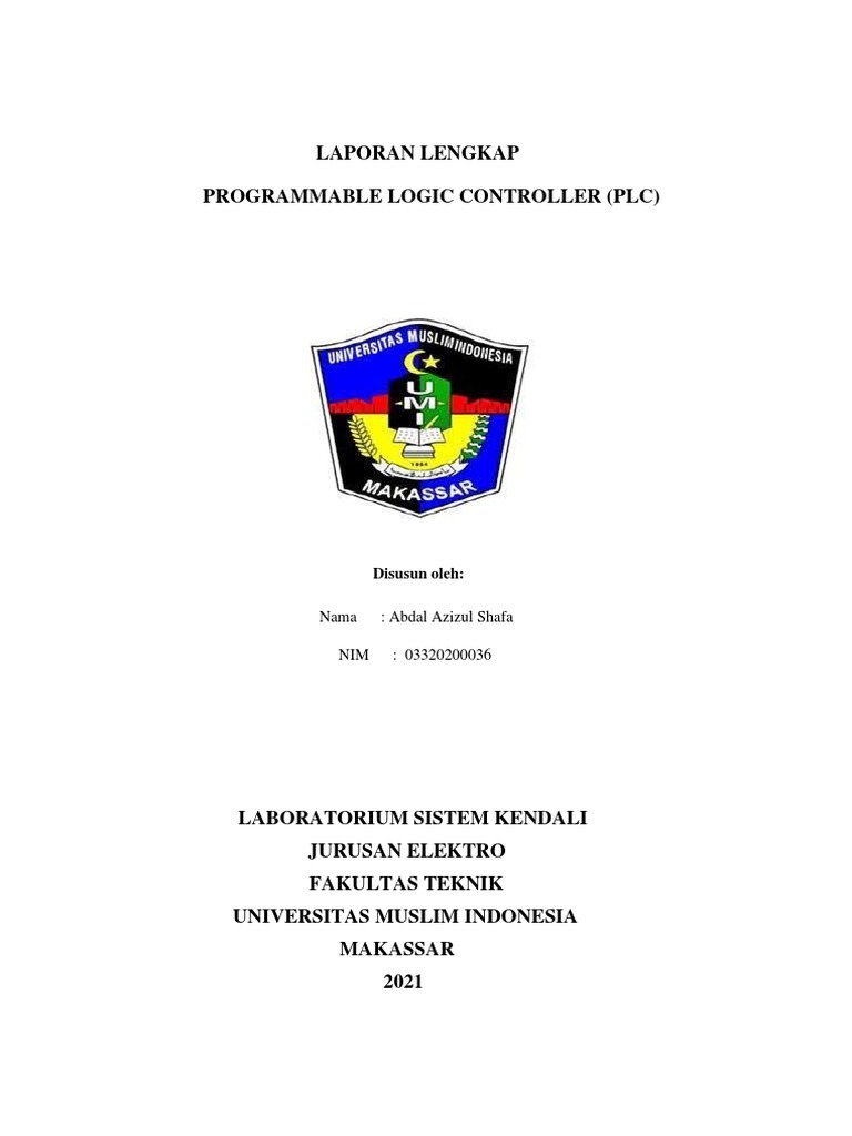 Laporan Lengkap PLC | PDF | Bisnis | Komputer