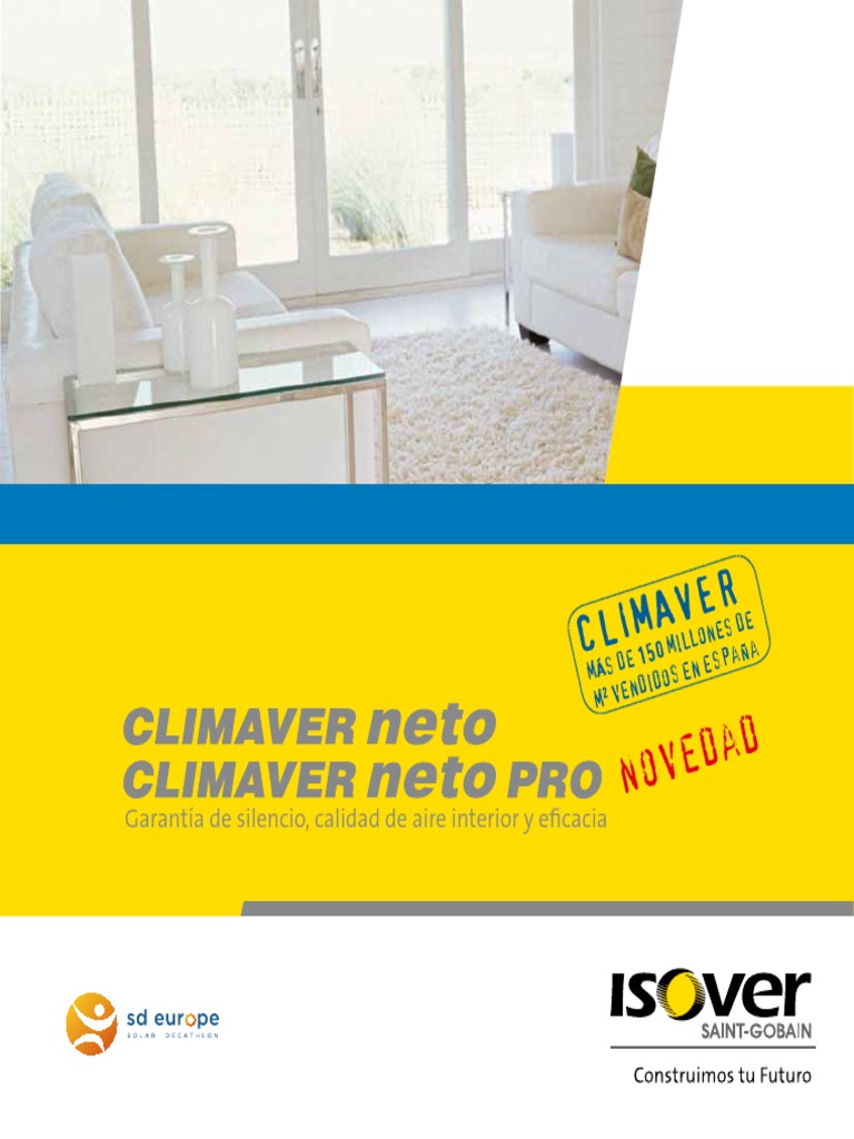 Catálogo Climaver Neto | PDF | Aislamiento térmico | Residuos