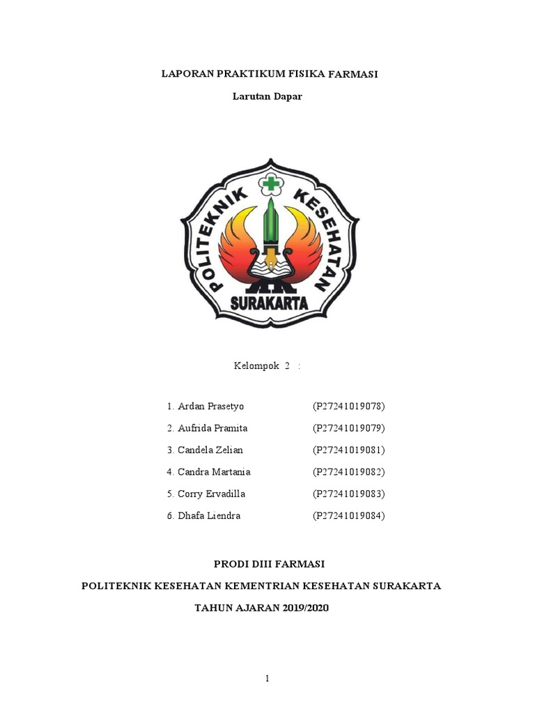 Laprak Dapar | PDF | Kesehatan Holistik | Sains & Matematika