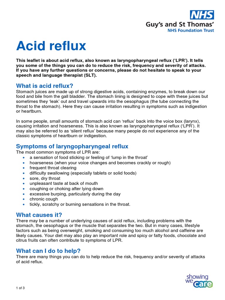 What Is Acid Reflux Pdf Gastroesophageal Reflux Disease Clinical